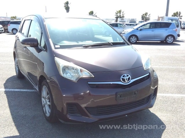 Import used TOYOTA RACTIS 2012 for sale - SBT Global Car exporters