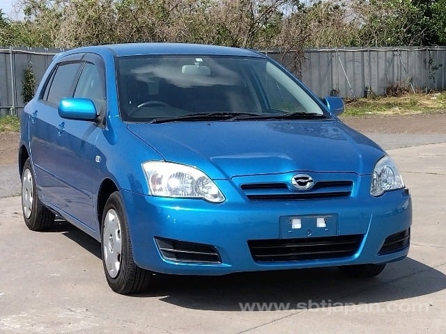 Import used TOYOTA COROLLA RUNX 2006 for sale - SBT Global Car exporters