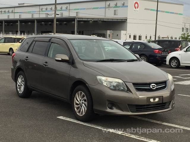 Import used TOYOTA COROLLA FIELDER 2010 for sale - SBT Global Car exporters